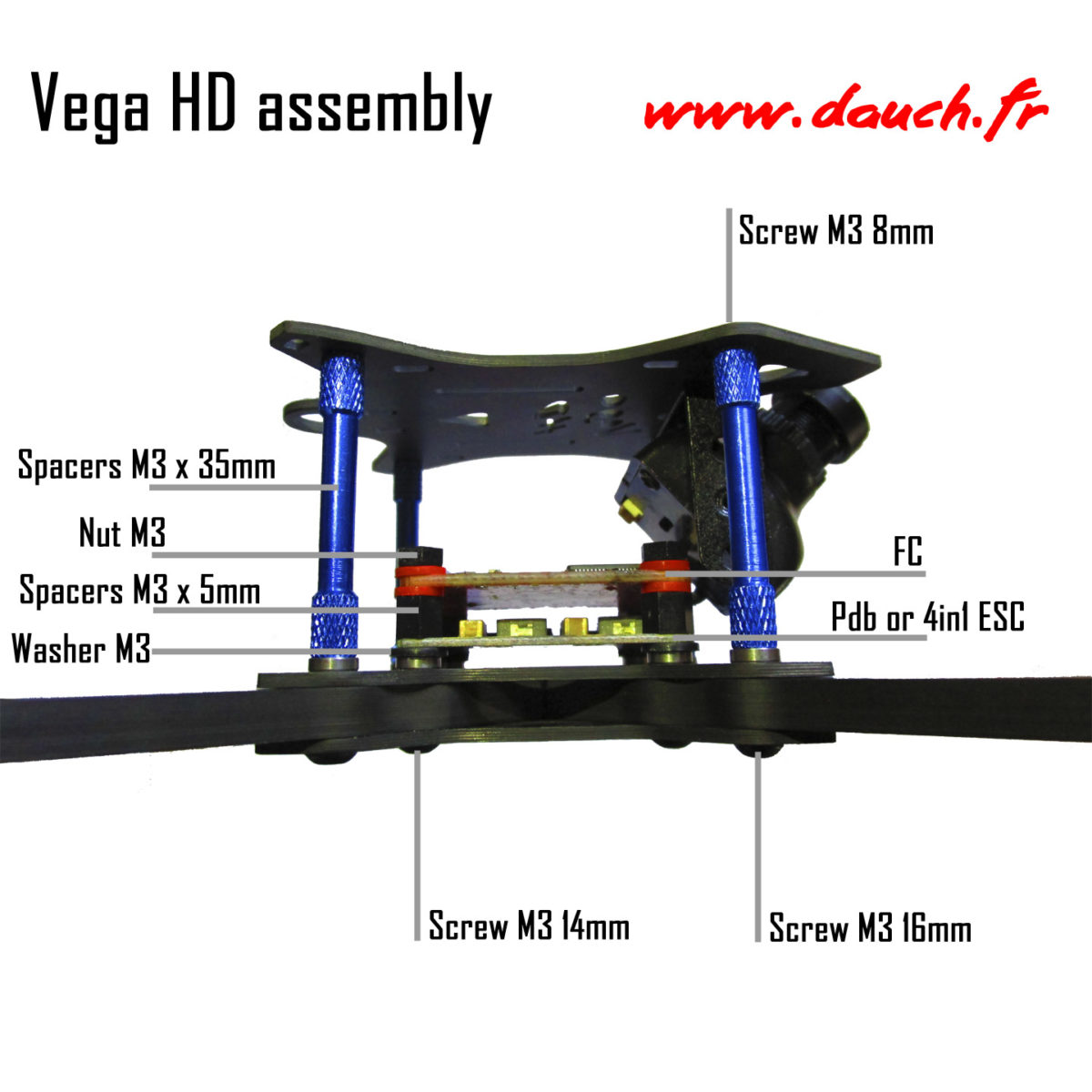 Vega HD Assembly – Vega FPV Shop www.dauch.fr