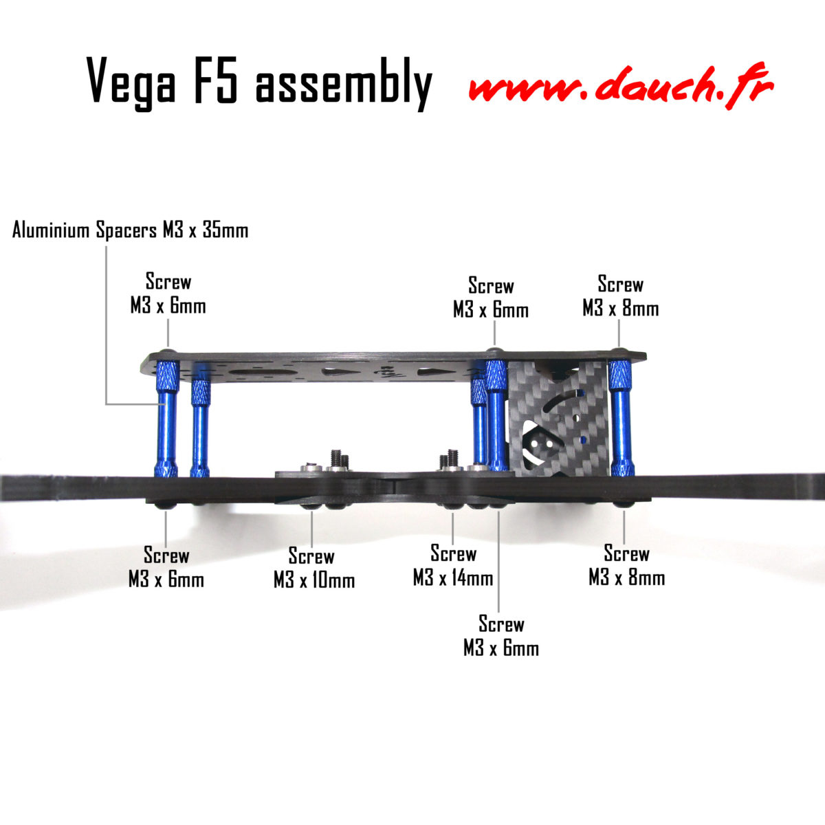 Vega F5 Assembly – Vega FPV Shop www.dauch.fr