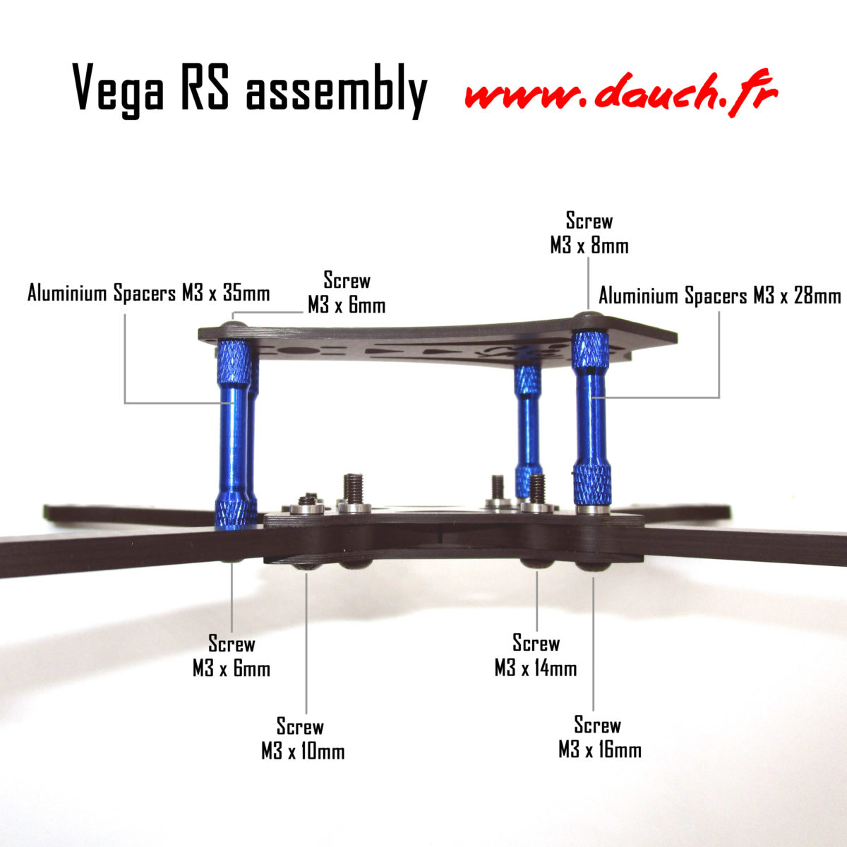 Vega RS Assembly – Vega FPV Shop www.dauch.fr