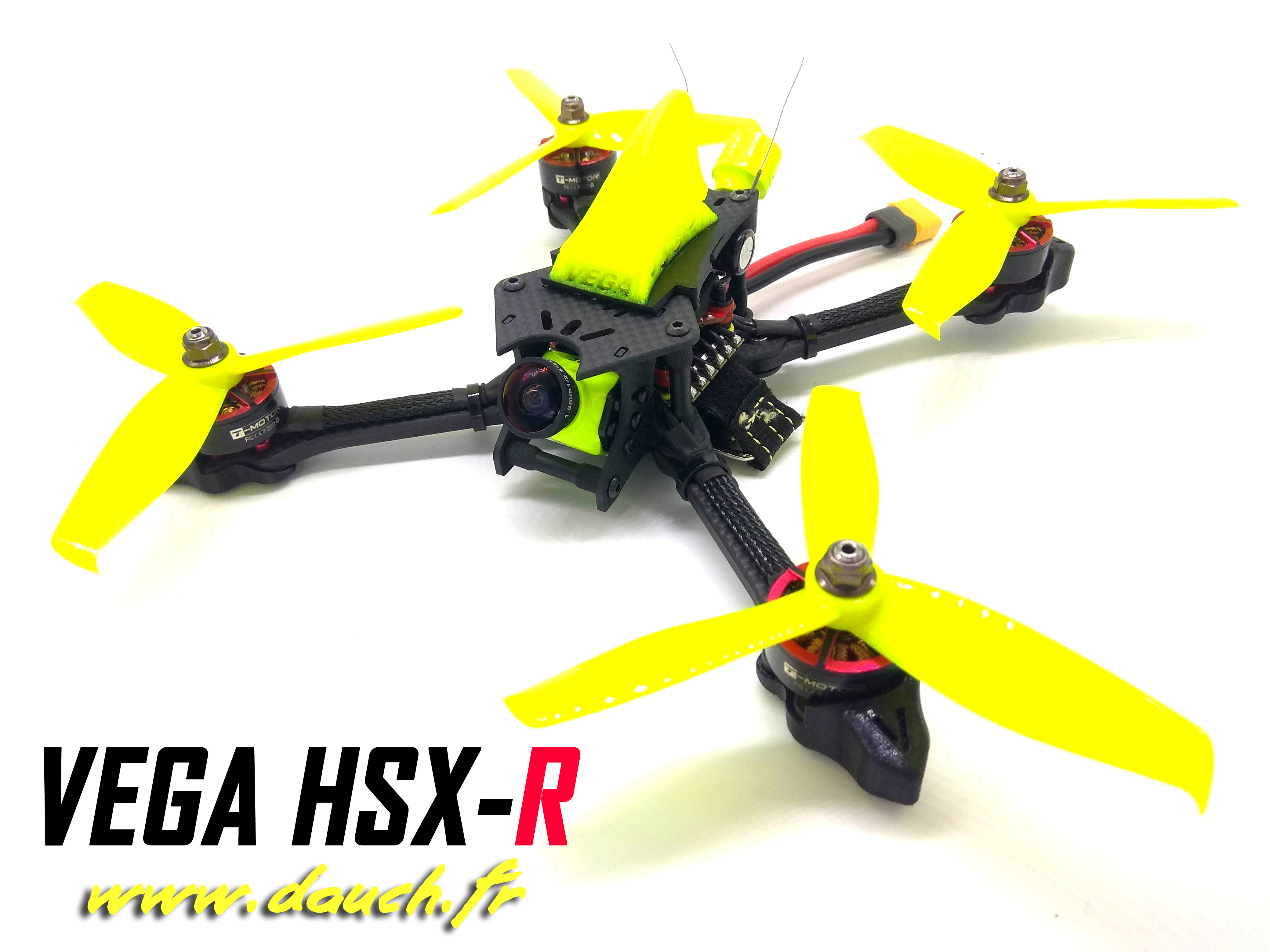 VEGA HSX-R – LUXURY RACE REINFORCED FRAME 5MM – Vega FPV Shop www.dauch.fr