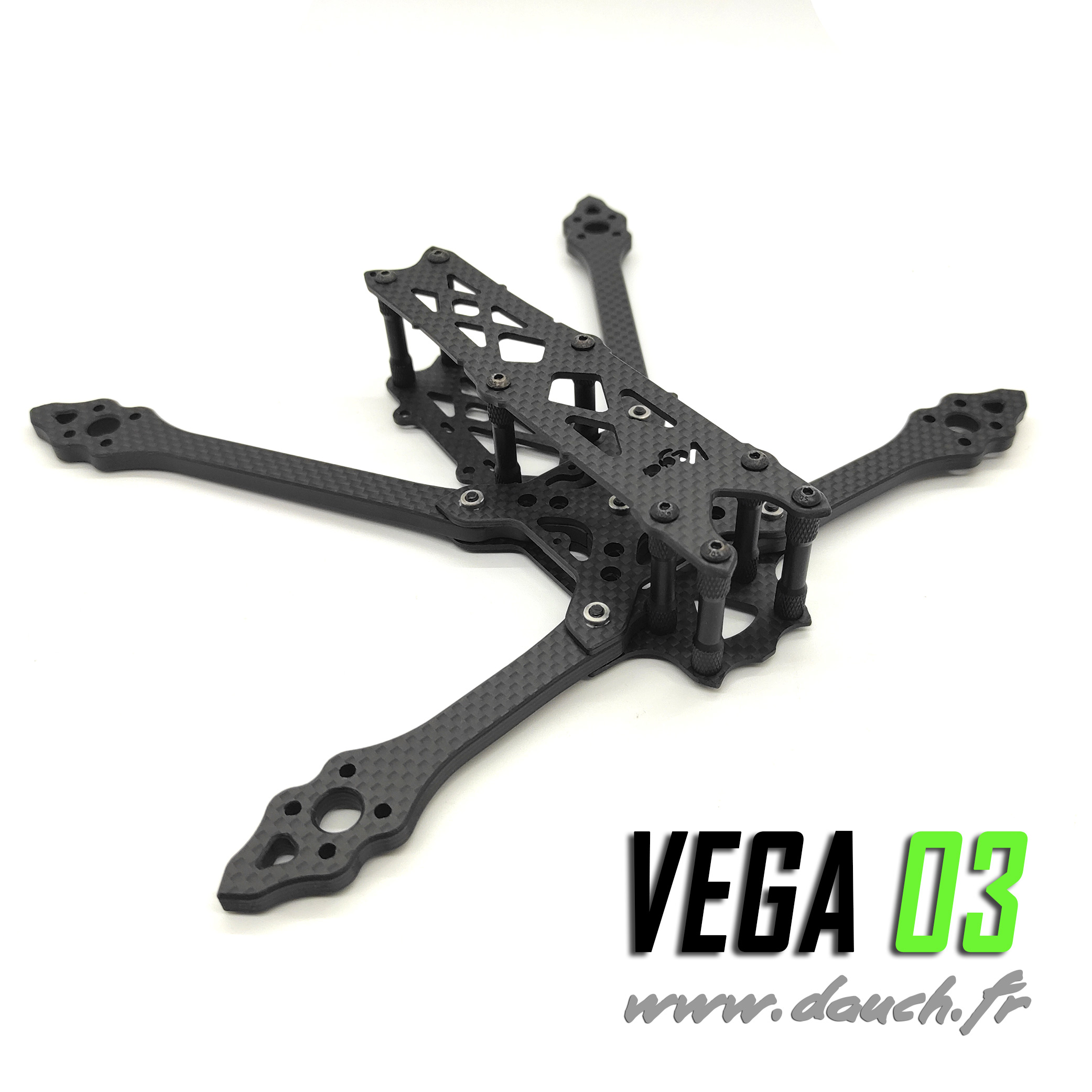 VEGA O3 5 INCH – DEADCAT LUXURY FPV FRAME – Vega FPV Shop www.dauch.fr