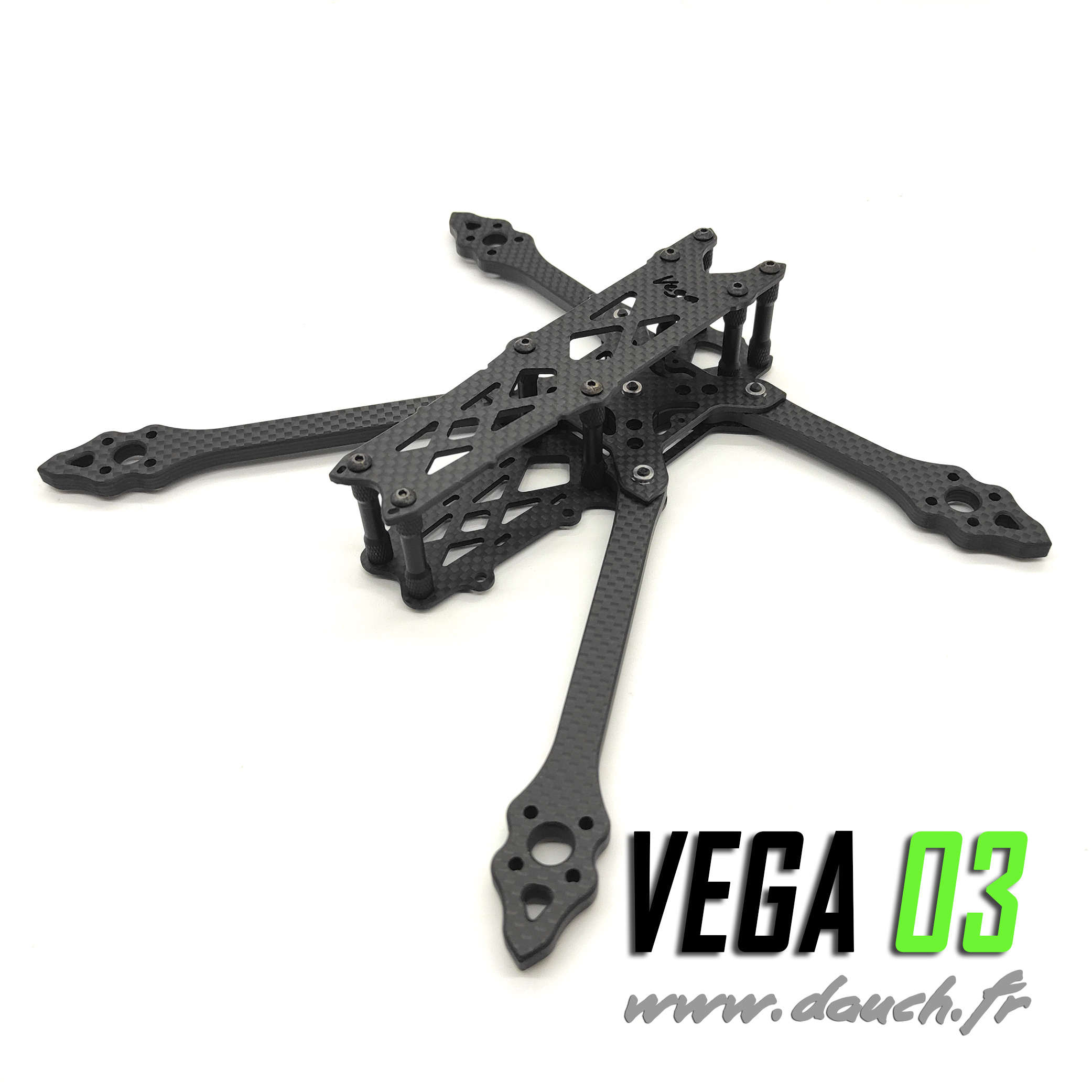 VEGA O3 5 INCH – DEADCAT LUXURY FPV FRAME – Vega FPV Shop www.dauch.fr